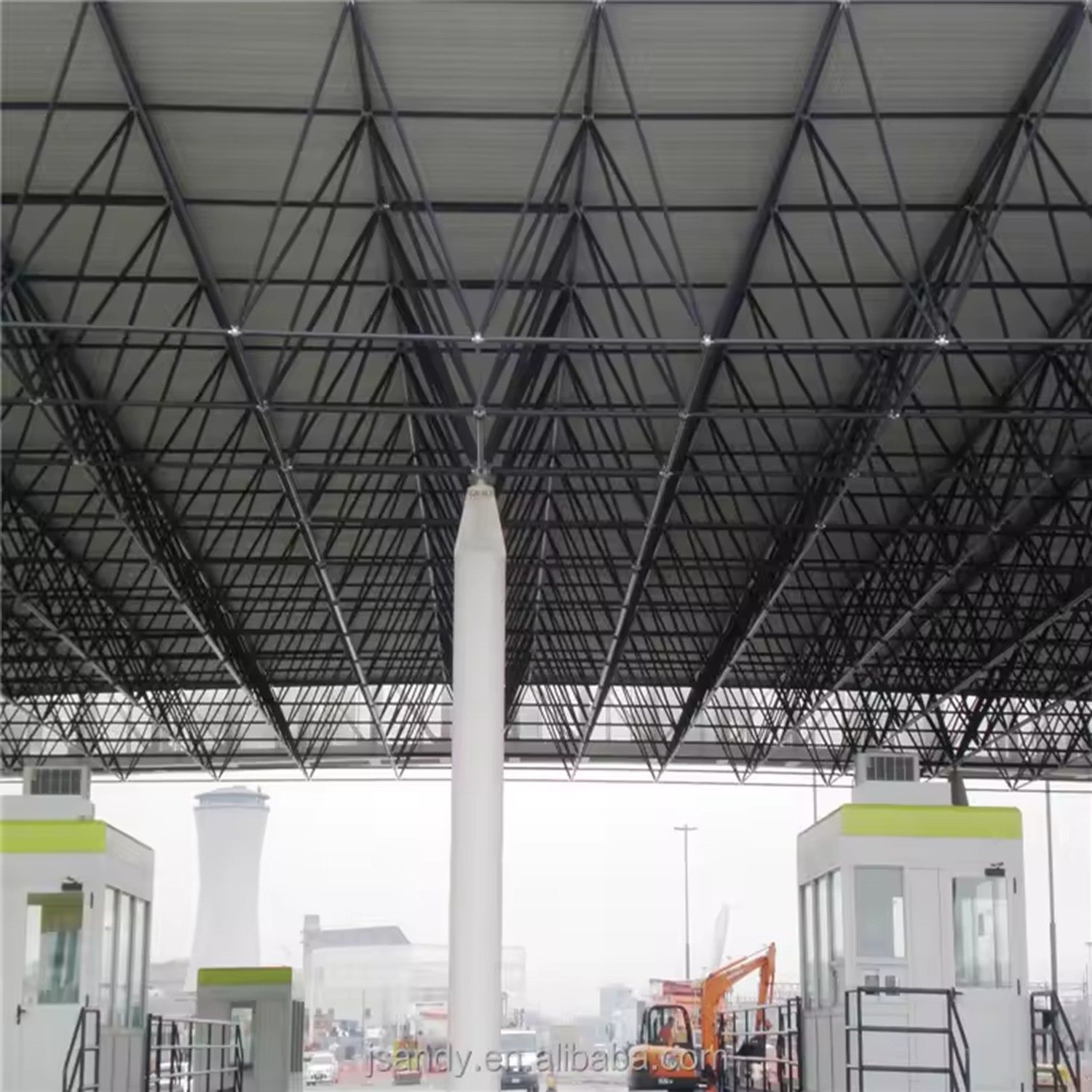 Buy Prefabricated Prefab Truss Roof Structure Steel Space Frame For ...