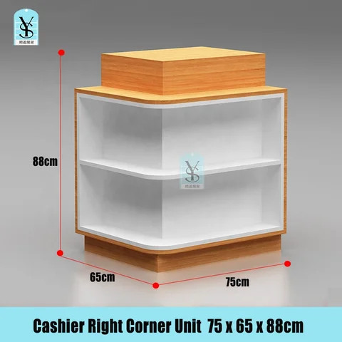 Buy 2024 New Arrival Grocery Wooden Cashier Counter Supermarket Mdf ...