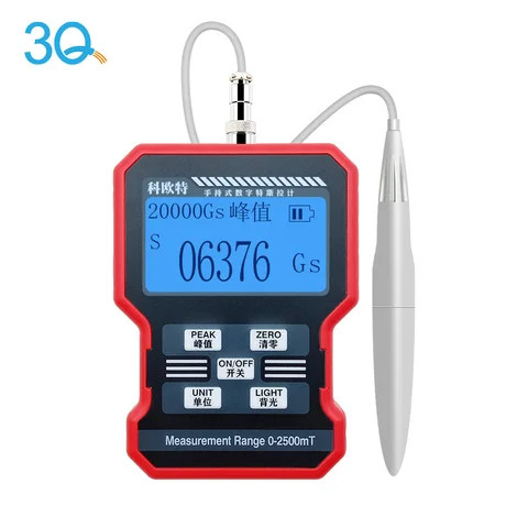 Buy 3q Handheld Tesla Meter Gaussmeter Digital For Magnetic Field ...