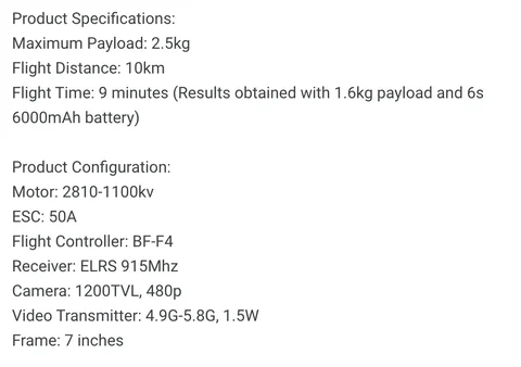 Buy 7 Inch Fpv Racing 5.8g Remote Control Foldable Profesional Wireless ...