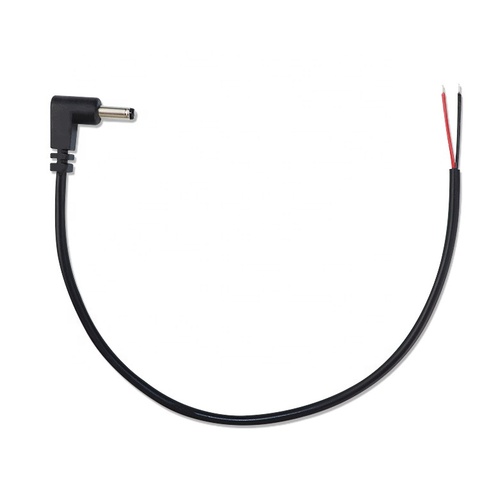 Buy 90 Degree Angle Dc Barrel Jack Male 3.5x1.35mm To Stripped Tinned ...
