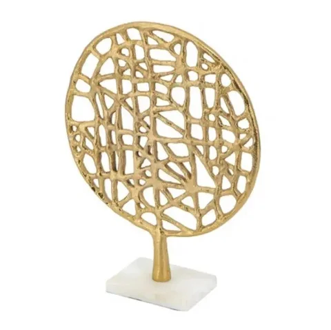 Buy Aluminum Sculpture Black Powder Coated Finishing Handmade Home ...