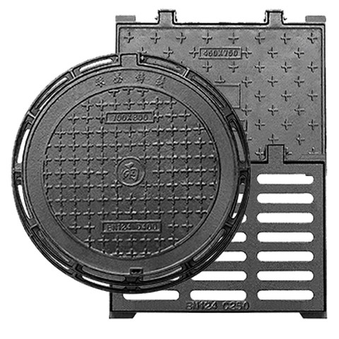 Buy B125 Ductile Iron Drain Grating-trench Cover Metal Slot Drainage ...