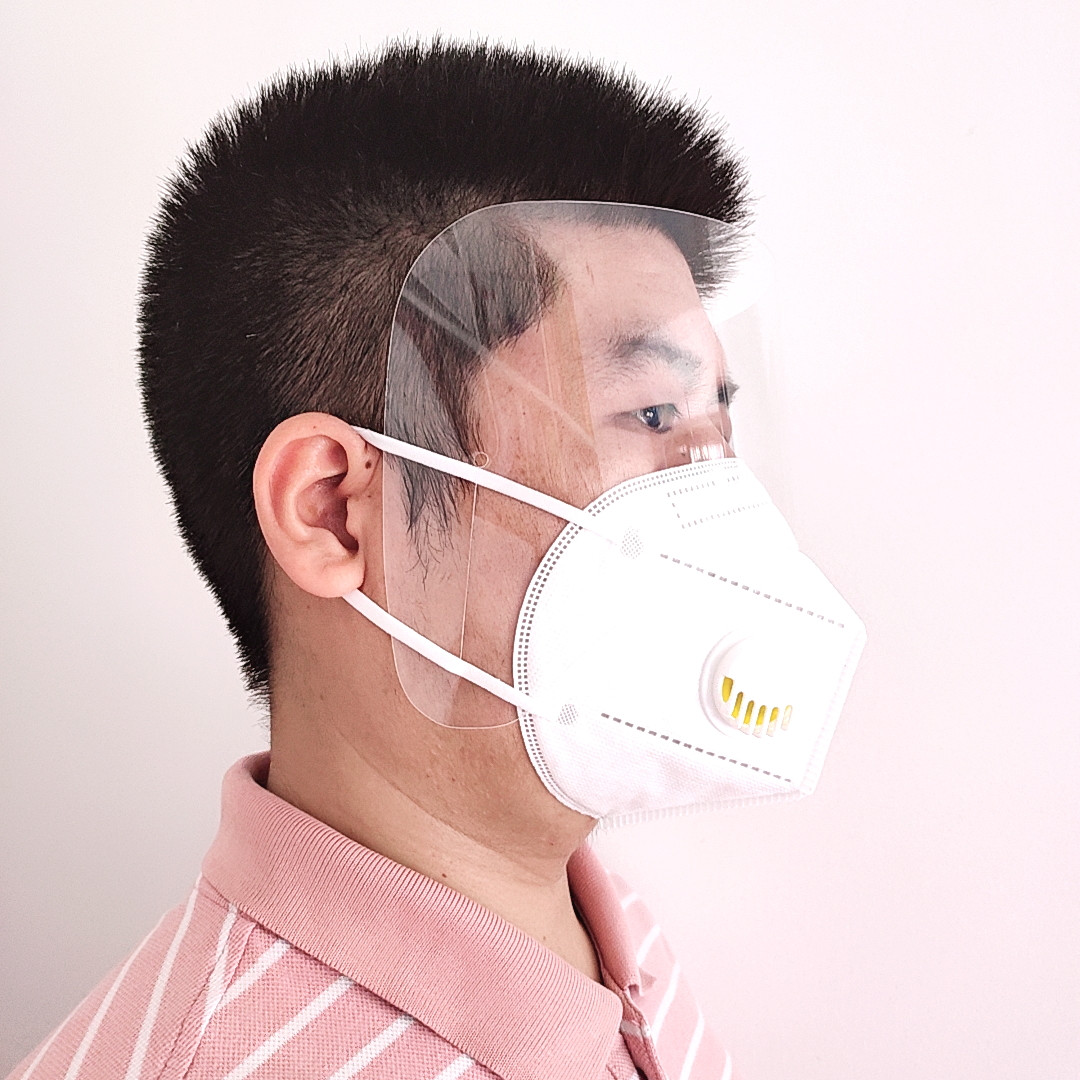 Buy Ce Ffp2 Mask Adult Design Face Cover Protection Eye Shield With ...