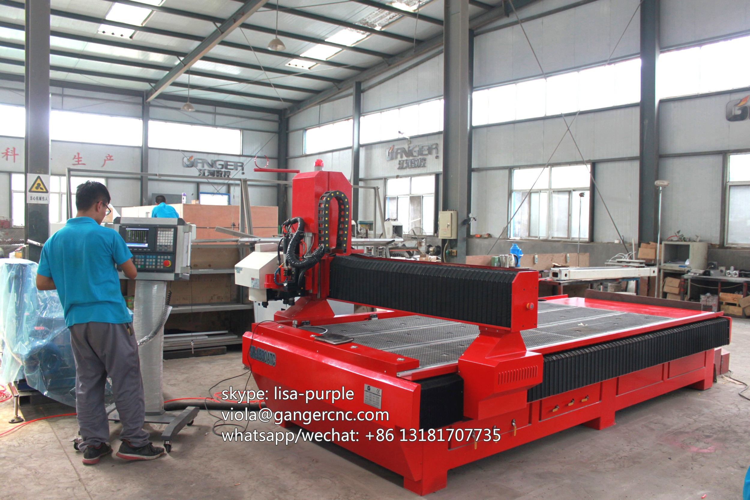Buy Cnc Router With Oscillating Knife Cnc For Multi-use Sh-1530atc from ...