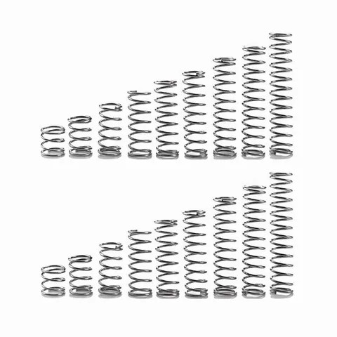 Buy Compression Springs Assortment Kit, Mini Stainless Steel Springs ...