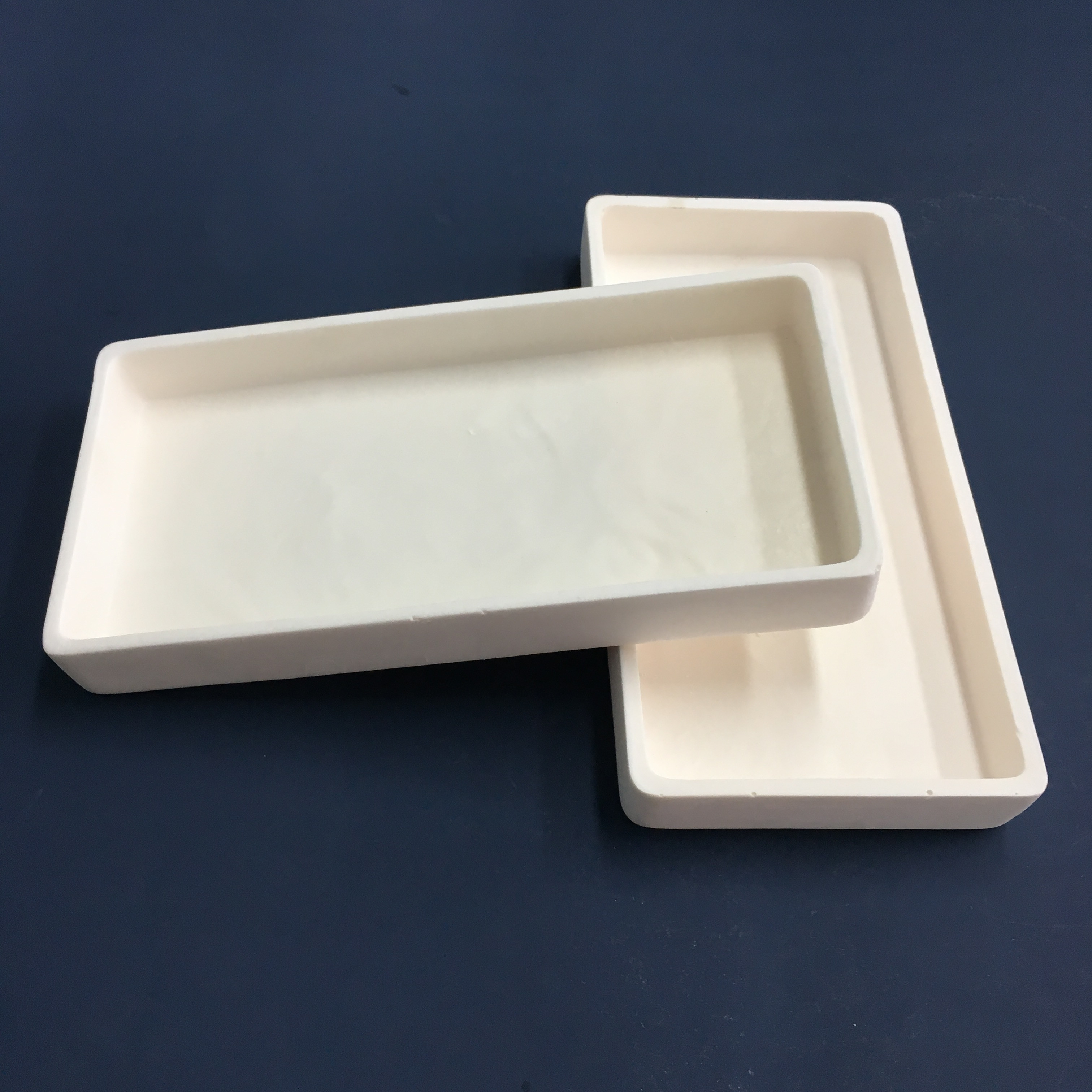 Buy Corundum Mullite Ceramic Sagger Tray Crucible For Refractory Kiln ...
