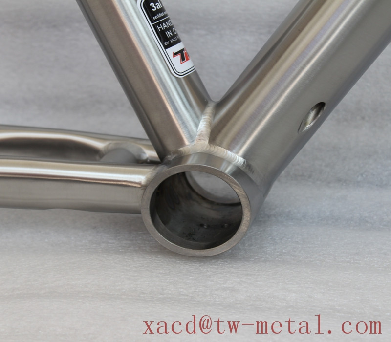 Buy Custom Titanium Road Bike Frame With Carbon Fork And Seat Post ...