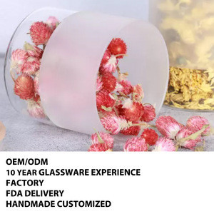 Buy Customized Frosted Glass Storage Tank Glass Food Storage Tank With ...