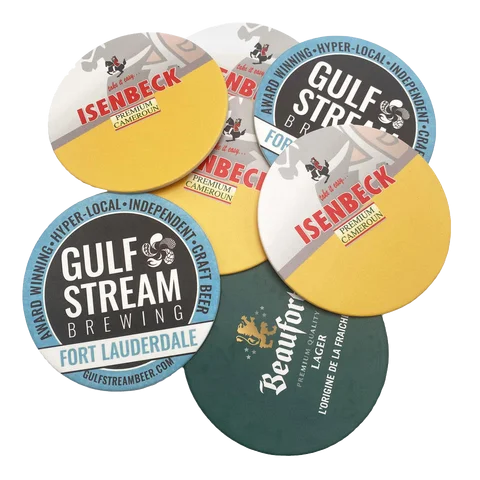 Buy Customized Hotel Disposable Paper Sublimation Coasters Pulpboards ...