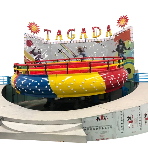 Buy Customized Indoor Disco Turntable Amusement Ride Fiberglass Metal ...