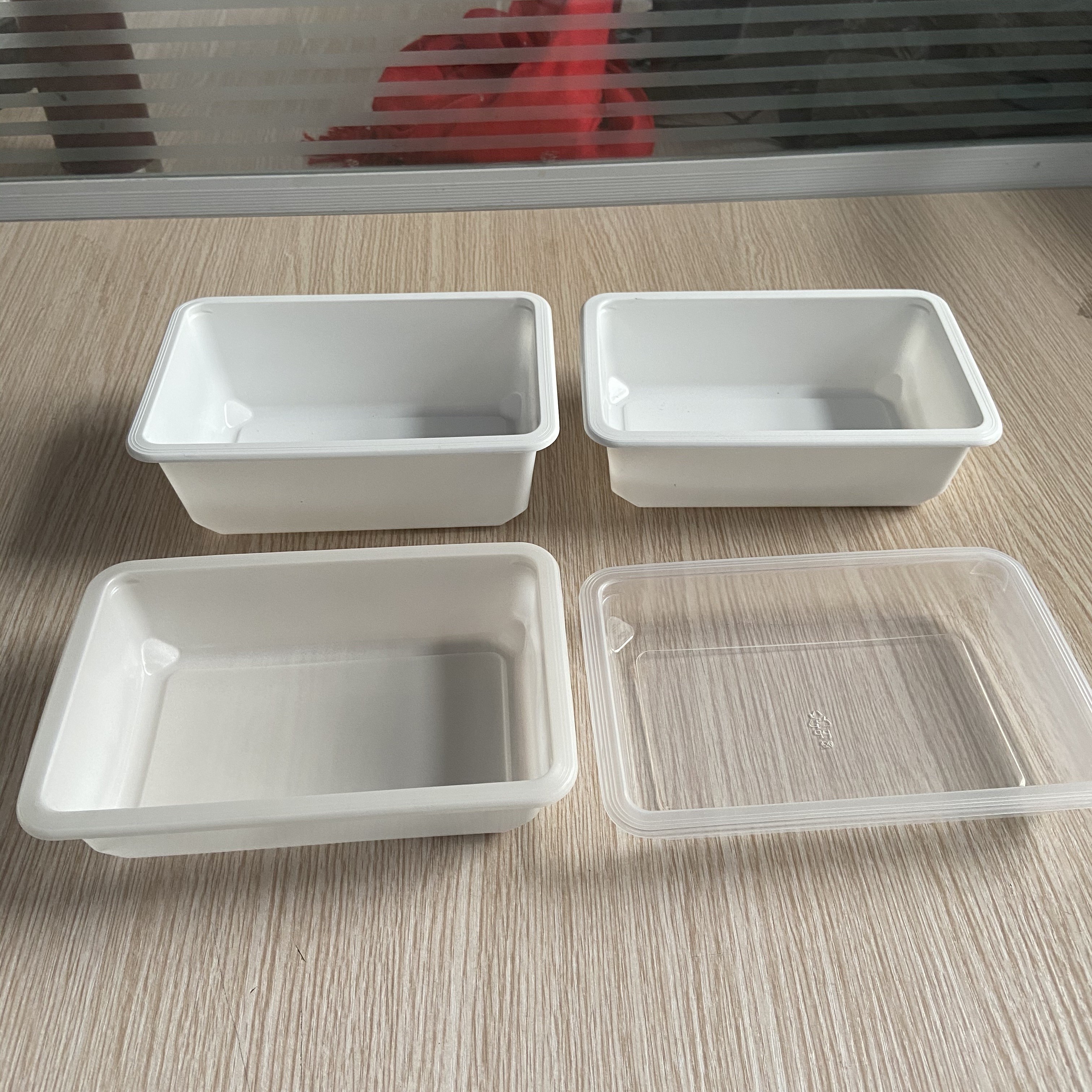 Buy Disposable Plastic Food Box /clear Plastic Sealing Film Box from ...