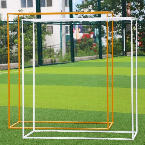 Buy Elegant Set Grid Gold Metal Fancy Backdrops Stand For Wedding ...