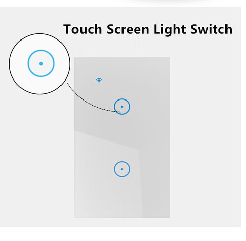 Buy Excel Digital Smart Switch 1 2 3 Gang Smart Switch Us Standard Wifi ...