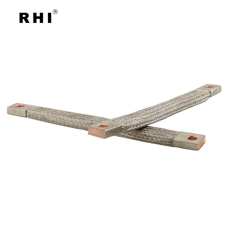 Buy Flexible Tinned Braided Busbar Wire Copper Ground Strap from ...