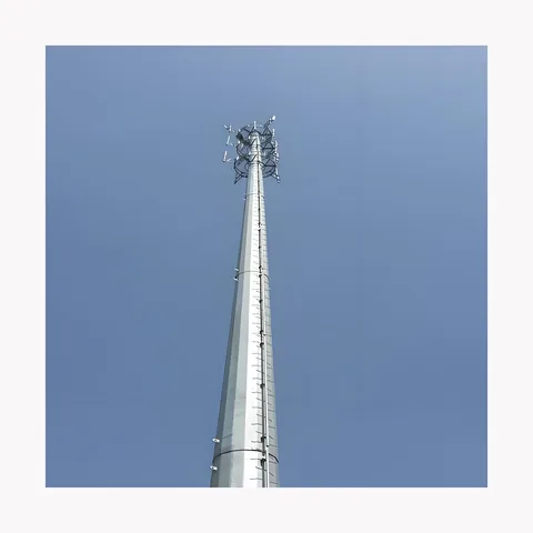Buy Galvanized Steel Telecom Digital Self-supporting Tower Triangular ...