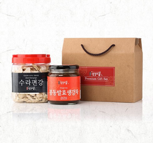 Buy Ginger Tea Dry Sliced Ginger Gift Set From Korea from BINGBINGDOLI ...