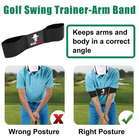 Buy Golf Swing Training Aid Swing Correcting Arm Band For Golf Beginner ...
