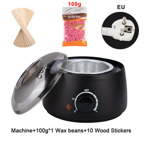 Buy Hair Removal Wax-melt Machine Heater Wax Beans 10 Wood Stickers ...