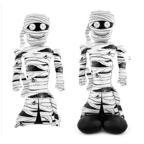 Buy Halloween Theme Party Foil Balloon Mummy Human Skeleton Shape ...