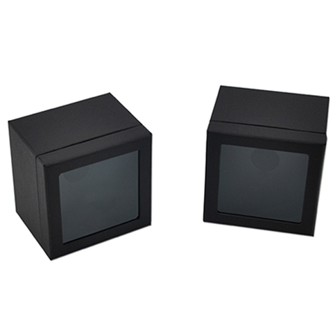 Buy High End Lid Off Gift Box With Clear Plastic With Gold Stamping ...