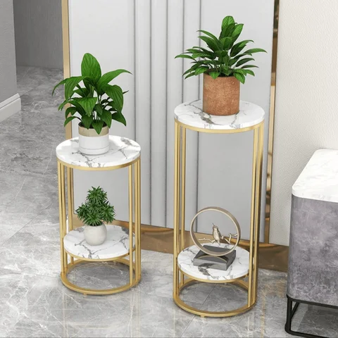 Buy High Quality Marble Desktop Living Room Display Stand Round ...
