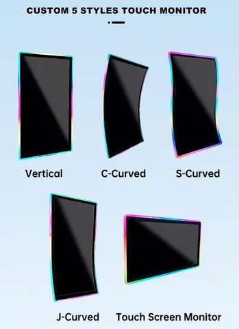 Buy Hot Sale 32 43 Inch Indoor Arcade Game Machine Kiosk Touch C Shape ...