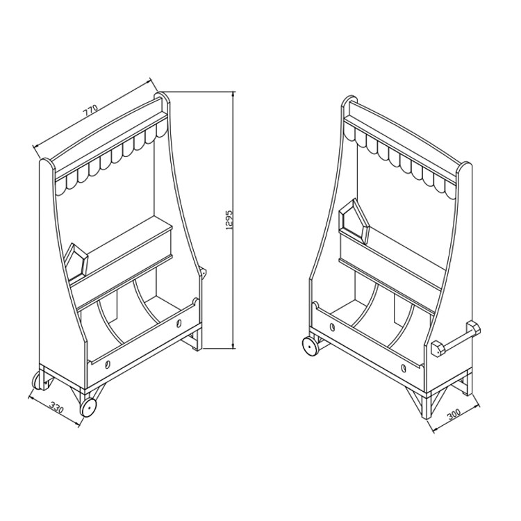Buy Kids Pretend Role Play Toys Stand Booth Preschool Play Set from ...