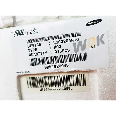 Buy Lsc320an09 Samsung Tv Panel Flat Screen Tv 32 Inch Lcd Panel ...