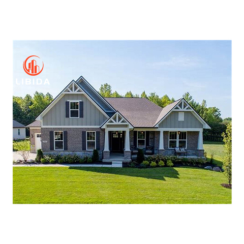 Buy Luxury 4 Bedroom Modular Light Steel Home Prefabricated Villa Plans ...