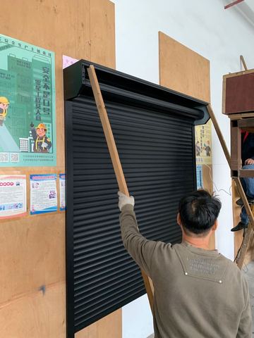 Buy Motorized Aluminum Shutters Hurricane And Fire Rated Roller Shutter ...