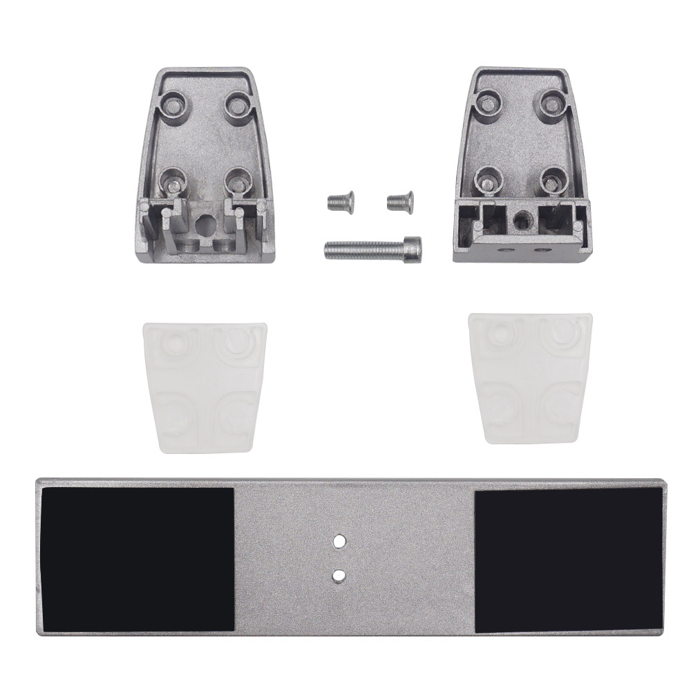 Buy Movable Aluminium Alloy Office Desk Glass Dividers Support Fixing ...