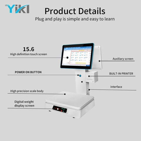 Buy New Arrival All In One Touch Screen Cash Register Scale With ...