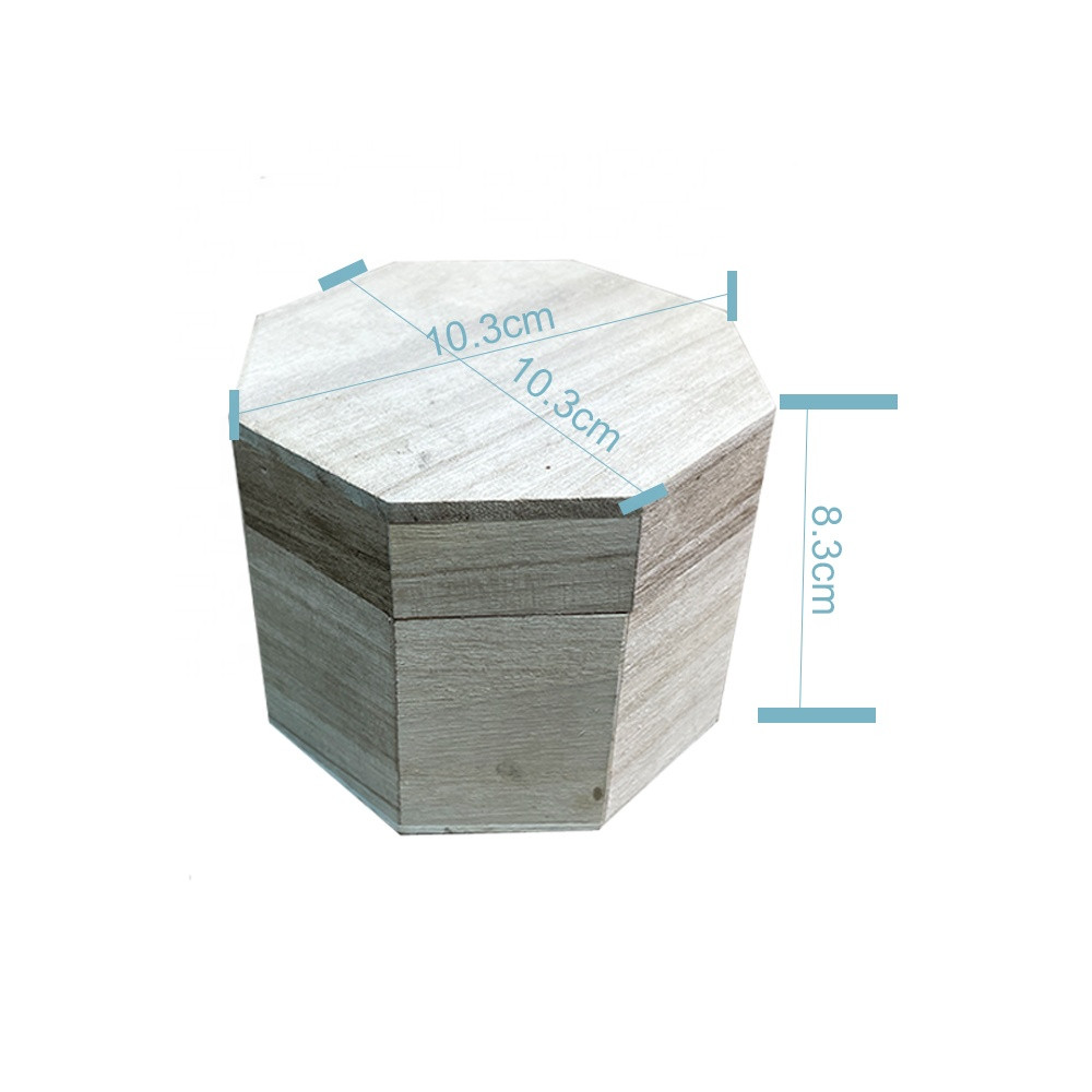 Buy Polygon Wooden Jewelry Gift Box Wooden Jewelry Packing Box Portable ...