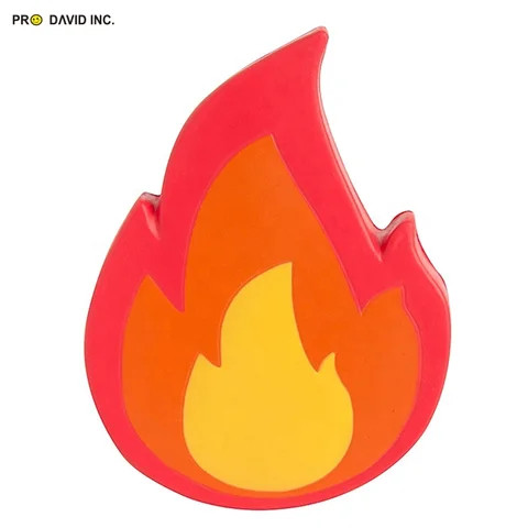 Buy Polyurethane Promotion Custom Fire Shape Memory Foam Anti Stress ...