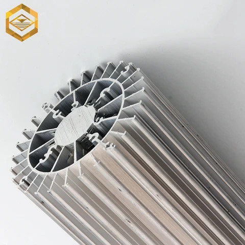 Buy Round Shapes Aluminum Radiator Profile Cooling Fin Led Heat Sink ...