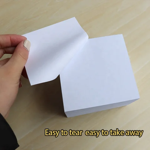 Buy Saitao 800 Sheets Portable 9x9 Cm White Blank Scratch Pads Easy To ...