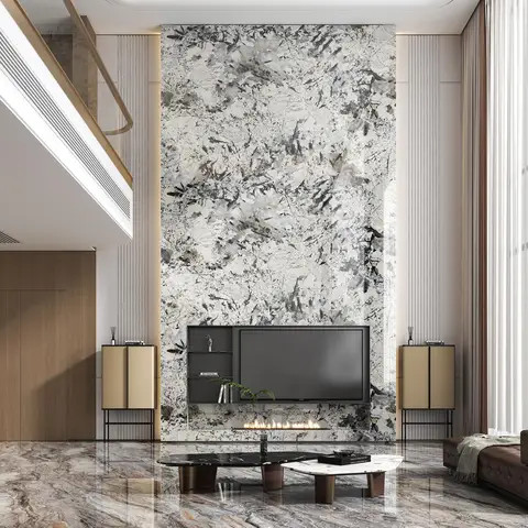 Buy Snowsilver Sintered Stone For Interior Exterior Walls Floors ...