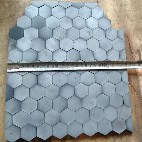 Buy Ssic Sic Hexagonal Silicon Carbide Body Armor Push Hot Plates ...