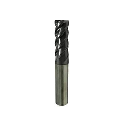 Buy Sus Stainless Steel Milling Cutter 4 Flute Round Nose Cutter Cnc ...