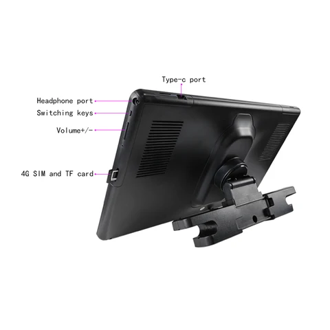 Buy Touch Screen Android Headrest Monitor New Ips 15.6-inch 1080p Dc ...