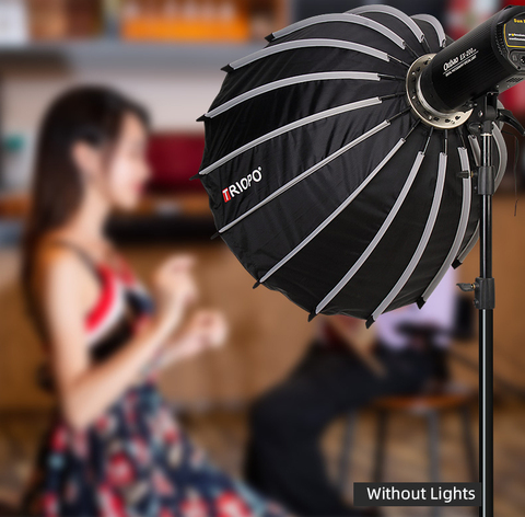 Buy Triopo Kp2-90 90cm Quick Loading Parabolic Photography Softbox ...