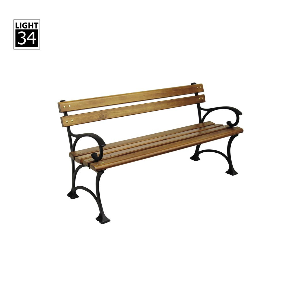 Buy Urban Park Metal Bench Legs Outdoor Patio Furniture Wooden Bench ...