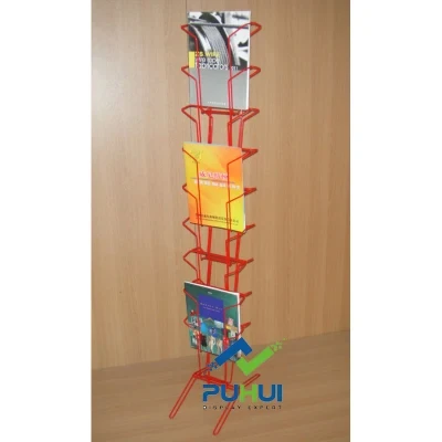 Buy Wire Frame Pocket Metal Floor Standing Catalog Rack (phc321) from ...