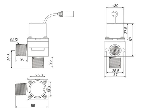 Buy Xf 6v Dc Solenoid Valve Keep Solenoid Water Latching Pulse Solenoid ...