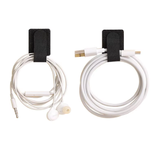 Buy Usb Charge Cable Wire Storage Sticky Back Hook And Loop Strip 100% ...