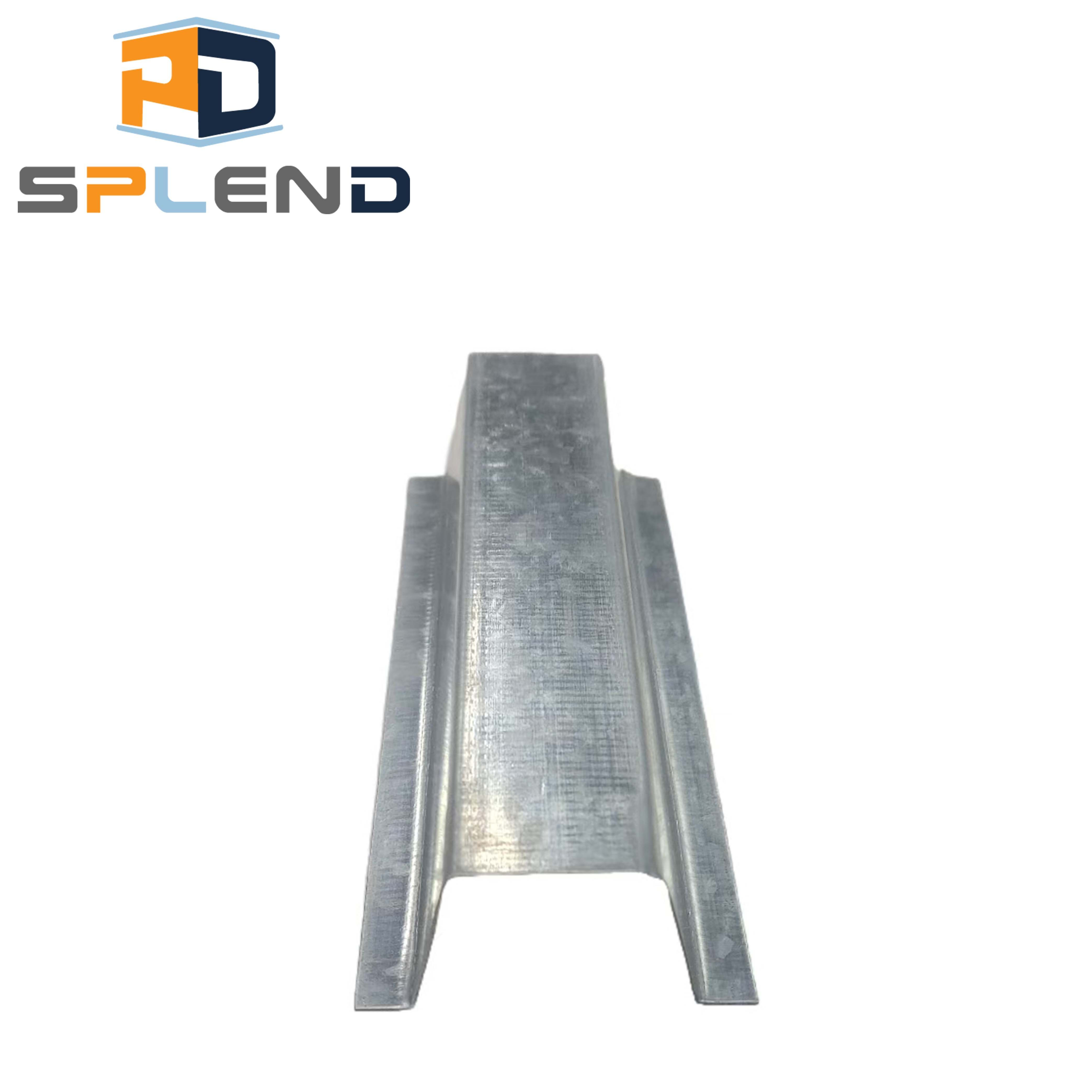 Buy Custom Shape Modern Design Galvanized Metal Roof Batten Hat Channel ...