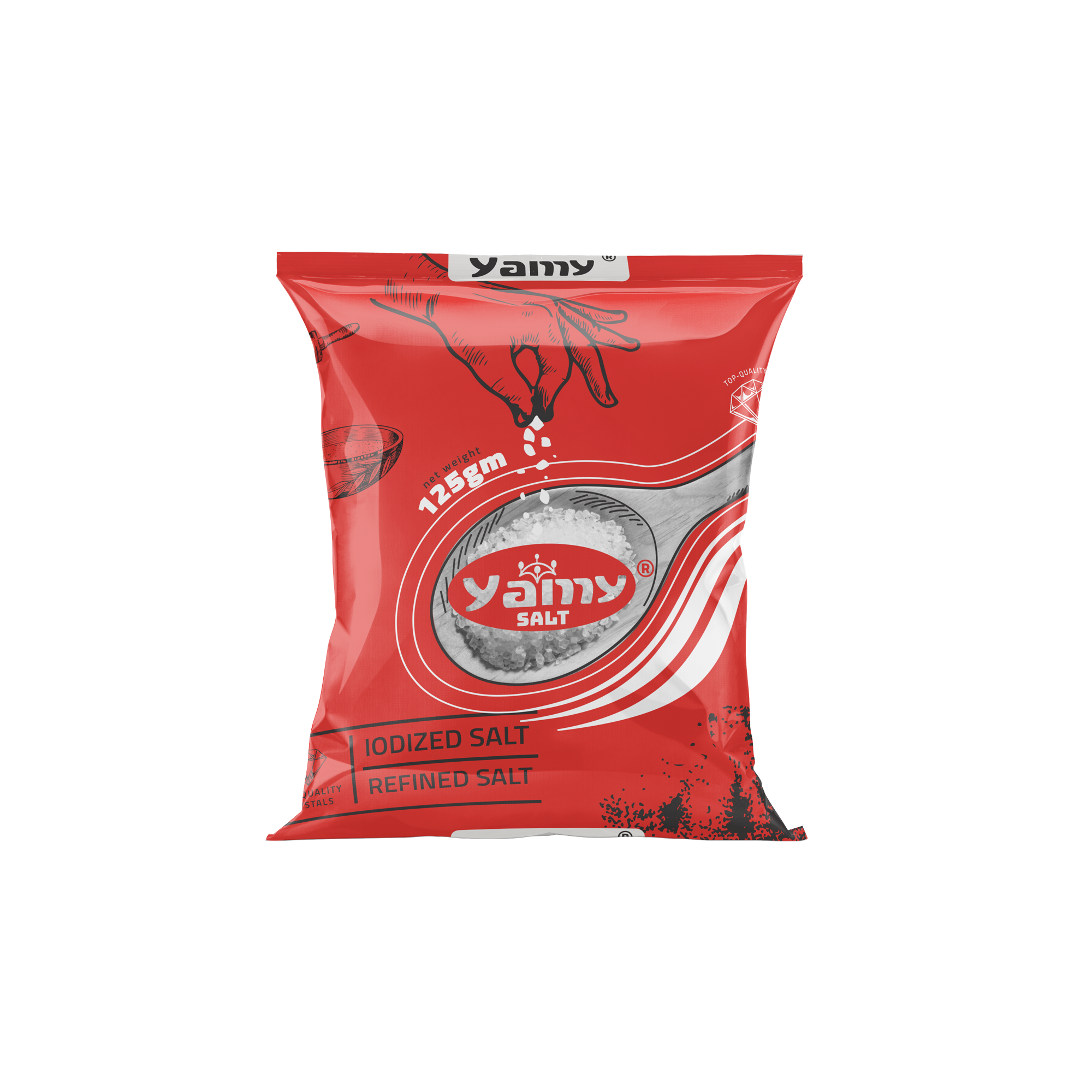 Buy Yamy Red (125g) | Egyptian Refined Salt (food Grade) Enhances ...