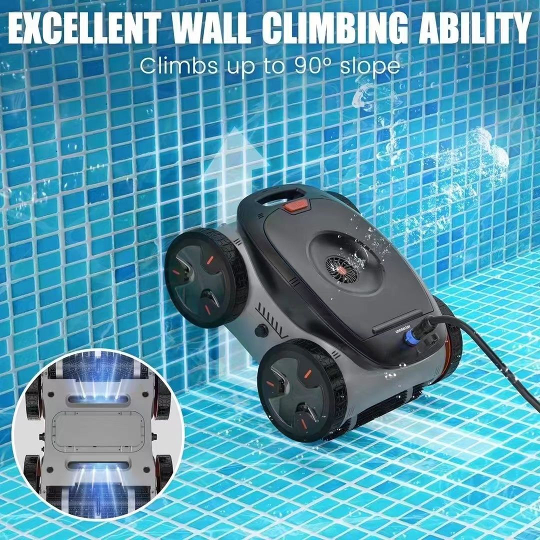 Buy Pool Cleaner Robot Automatic Swimming Pool Vacuum Robot Cleaner Climb Wall Pool Cleaning ...