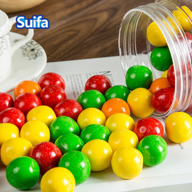 Buy 10g Colorful Bubble Chewing Gum Fruity Spherical Tutti-frutti ...